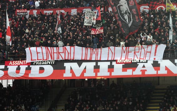 Striscione offensivo a San Siro: Leonardo, uomo di m... | Sky Sport